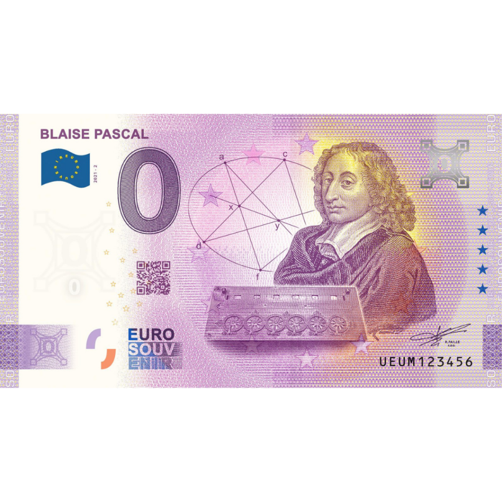 0 eurot Prantsusmaa 2021 – Blaise Pascal - Coin24
