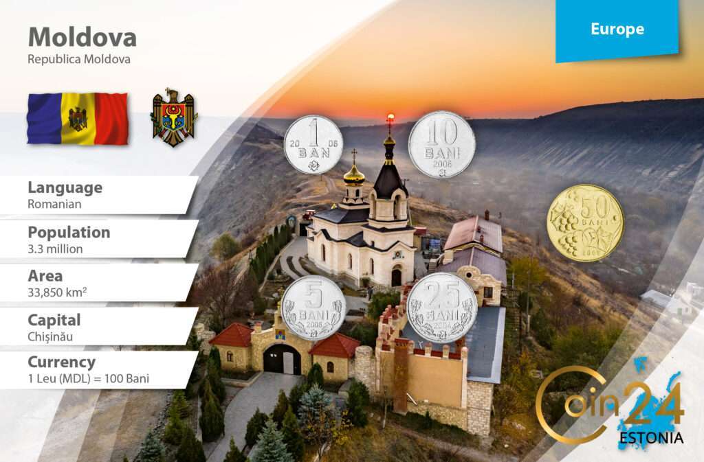 Müntide komplekt - Moldova - Coin24