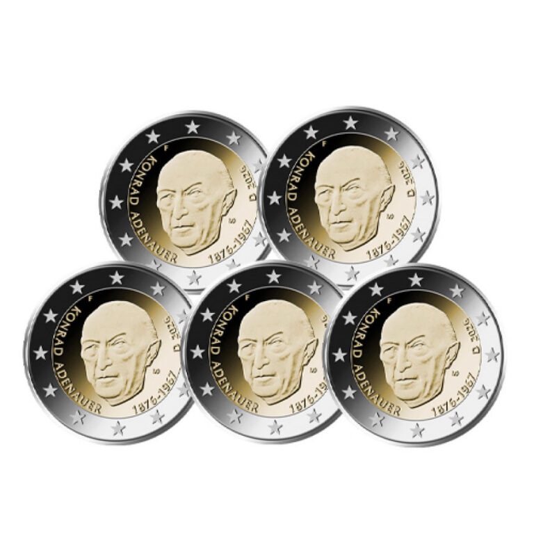 2 euroa Saksa 2026 – Konrad Adenauer (ADFGJ) - Coin24